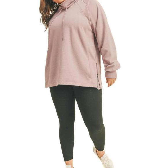 KIMBERLY C | Tops | New Kimberly C Curvy Mic Drop Mock Neck Sweatshirt ...
